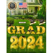 Congrats Graduation Sidewalk Signs, Party Decor, Graduation, 8 Pieces ...