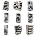 1:144 Ruined Damaged Building After War Assembling Model Outland ...