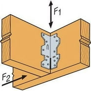 Simpson Strong Tie AC4Z ZMAX Galvanized 18-Gauge 4-Inch Adjustable Post ...