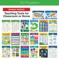 Global Printed Products Educational Kids Posters Set of 20 Bilingual ...