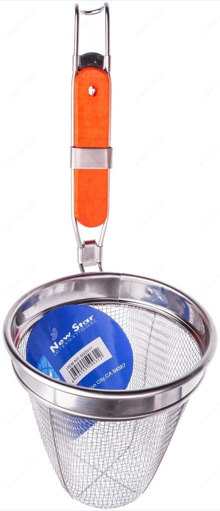 M.V. Trading SD2011 Stainless Steel Single Mesh Deep Noodle Strainer ...