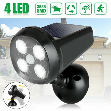 Outdoor Guardian Tech Security Torch LED Spotlight Solar Motion ...