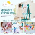 Barara King 3-in-1 Double-sided Display Easel with Chalkboard and ...