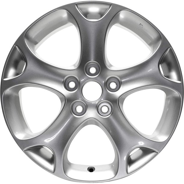 17 inch Aluminum Wheel Rim for Mazda Mazda5 8-10 5 Lug Silver - Walmart ...