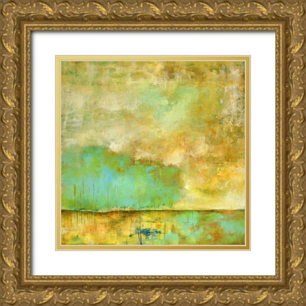 Lisa Mann Fine Art 26x26 Gold Ornate Wood Framed with Double Matting ...