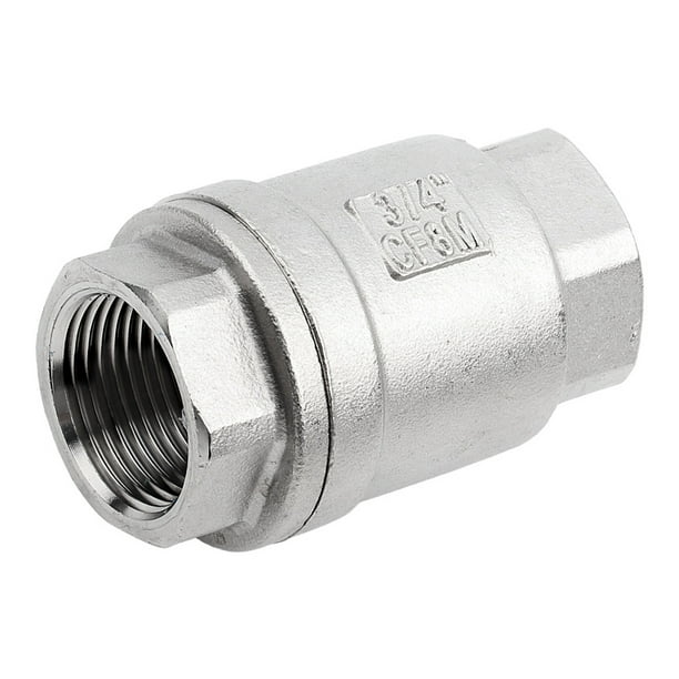Check Valve,3/4" Female Thread in Spring Check Valve Stainless Steel ...