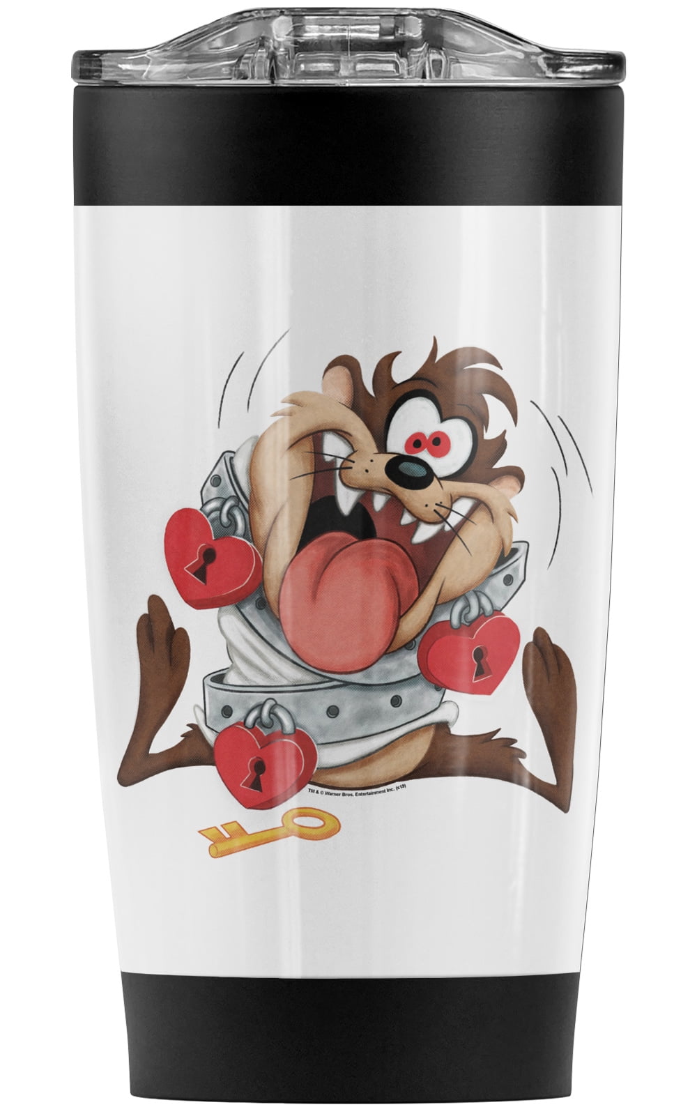 Looney Tunes Taz Love Locked Valentine'S Day Stainless Steel Tumbler 20 ...