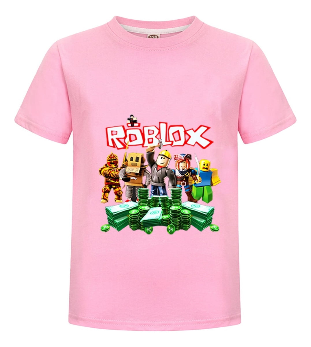 Ropa Infantil Estilo Roblox para Niño Ninas, Playera Gamer de Algodón ...