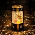 Battery Operated Christmas Snow Glitter House Night Light, Vintage ...