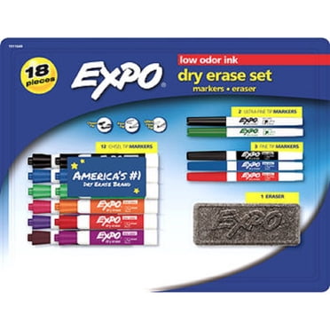 Expo Dry Erase Markers Assorted Colors (18 Count) - Walmart.com