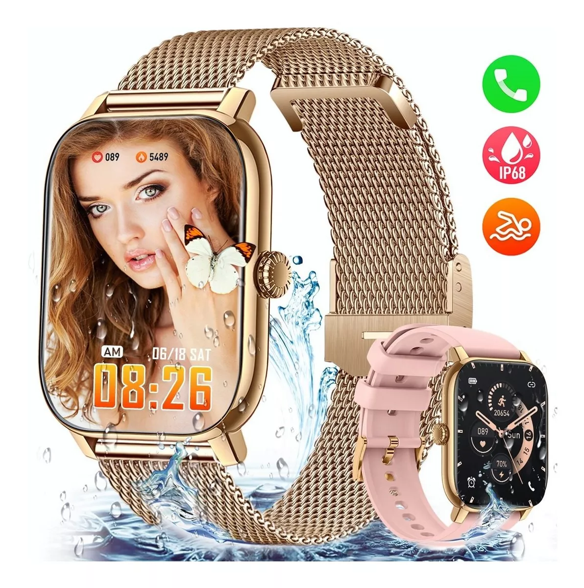Reloj Inteligente Mujer Smartwatch Deportivo | Walmart en línea