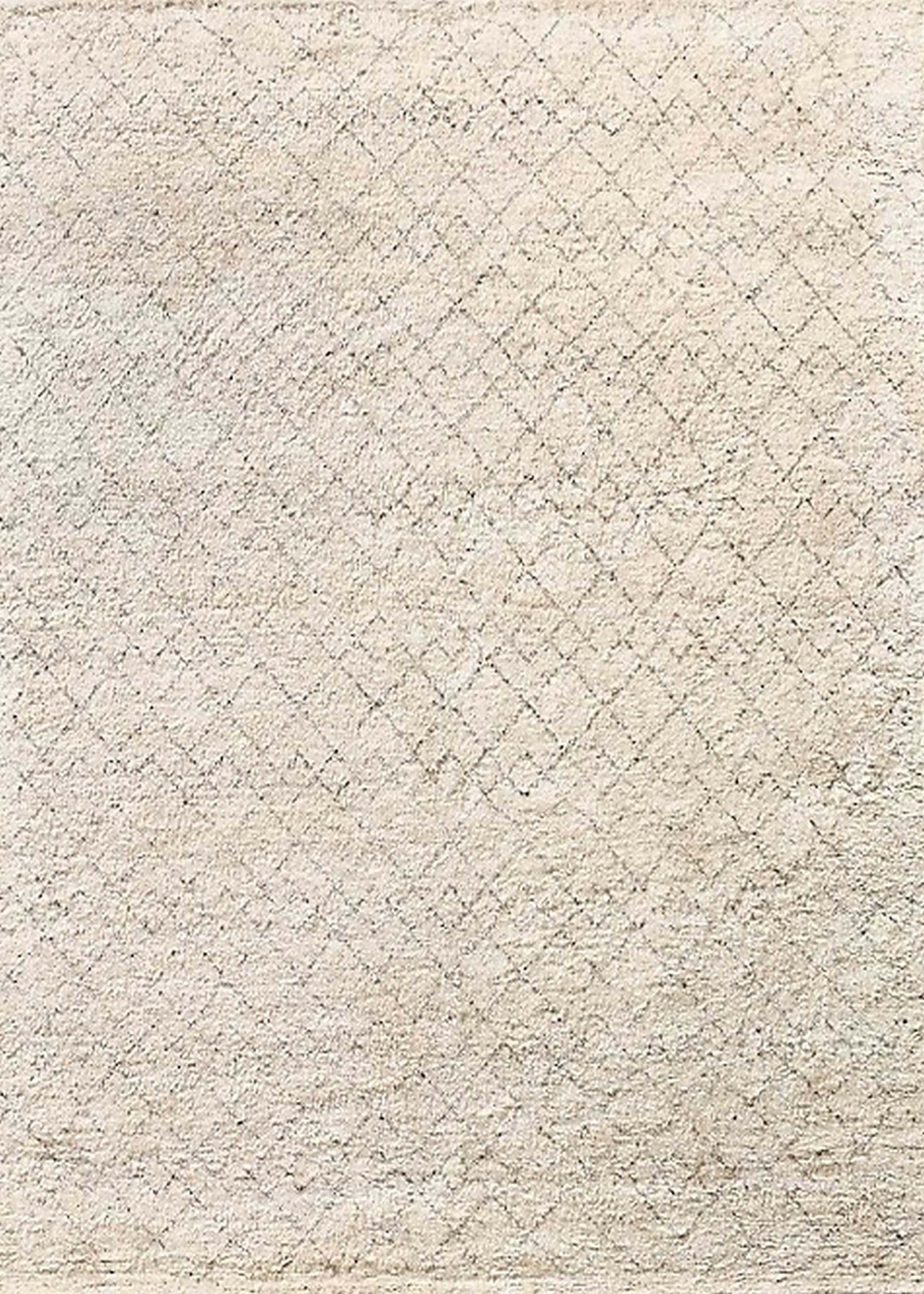 Ahgly Company Indoor Rectangle Mid-Century Modern Bisque Beige Solid ...