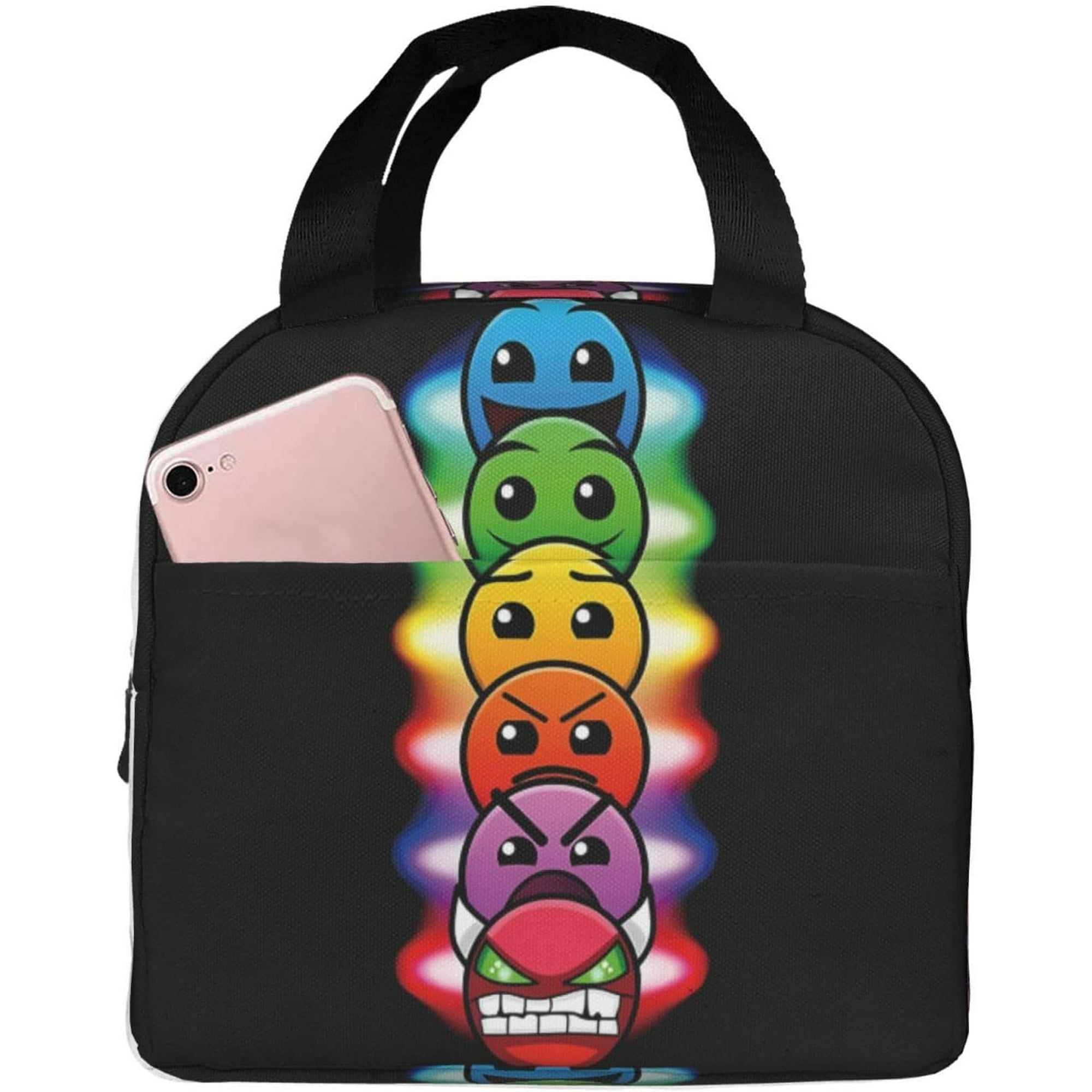 Click here for Disnimda Geometry Dash Lunch Bag Insulated Lunch B... prices