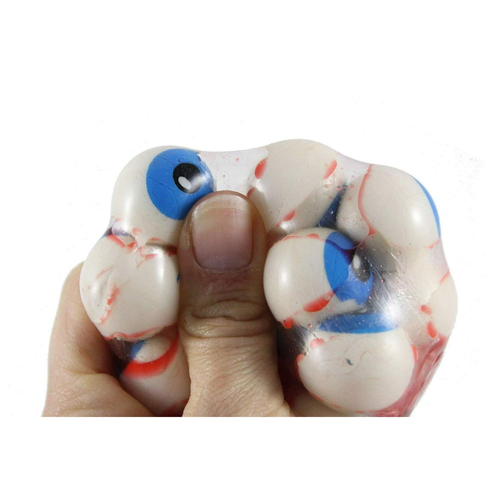 Gross Mini Eye Ball Filled Squishy Sticky Stress Ball - Body Parts ...