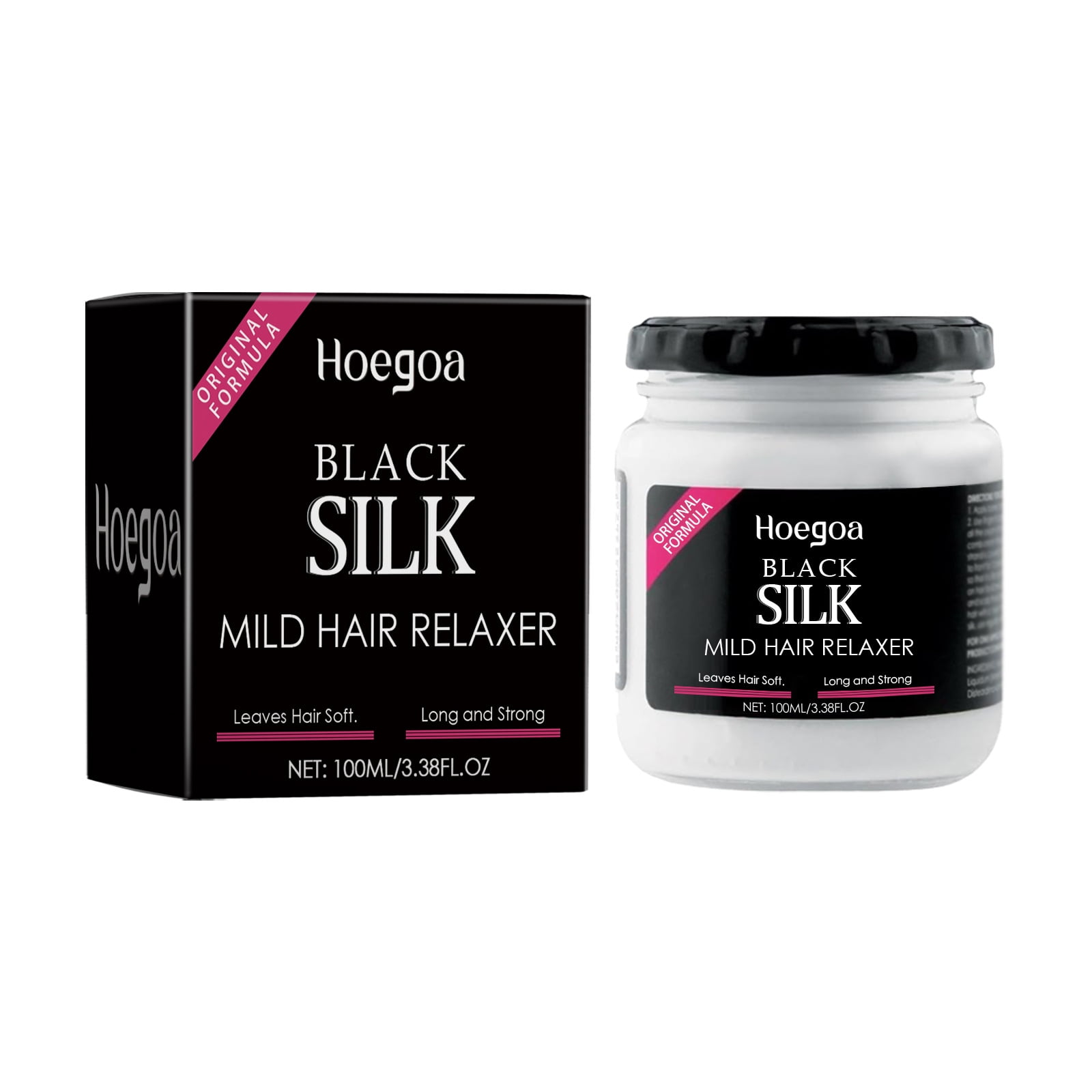 Black Silk Mild Hair Relaxer 2024 New Black Silk Mild Hair Relaxer Conditioning Treatment for Curly or Straight Thin Fine Hair Instant Hair Straightening for All Hair Walmart