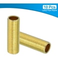 BDKWID-M10 Fine Thread Lamp Pipe, 10 Pack 15mm Threaded Hollow Tube ...