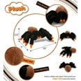 DolliBu Plush Spider Stuffed Animal - Soft Tarantula, Cute Playtime Toy ...