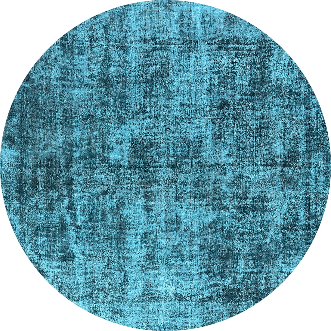 Ahgly Company Indoor Round Oriental Light Blue Industrial Area Rugs, 8 ...