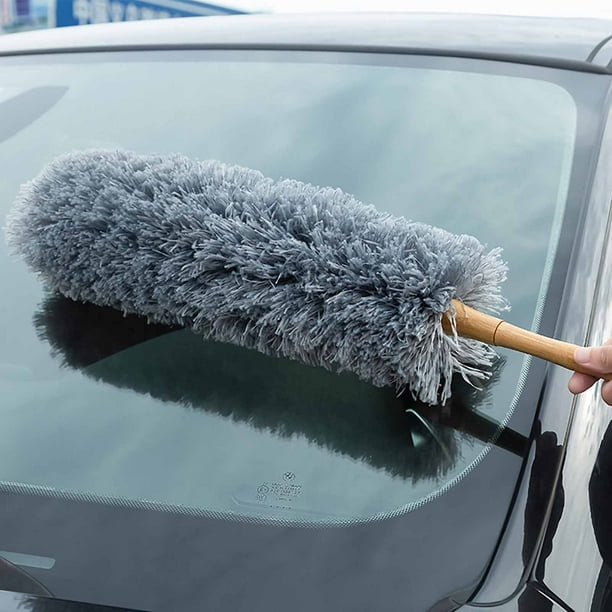 Xuniizn Daily Duster Beech Wood Handle Electrostatic Adsorption Lint ...