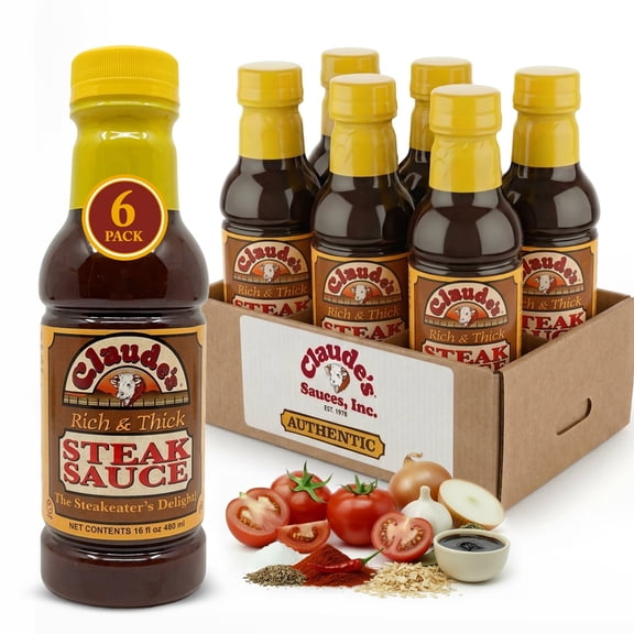 MeiJiang, Steak Sauce, 12.6 Oz, Pack of 2, Thick, Resealable Bottle ...