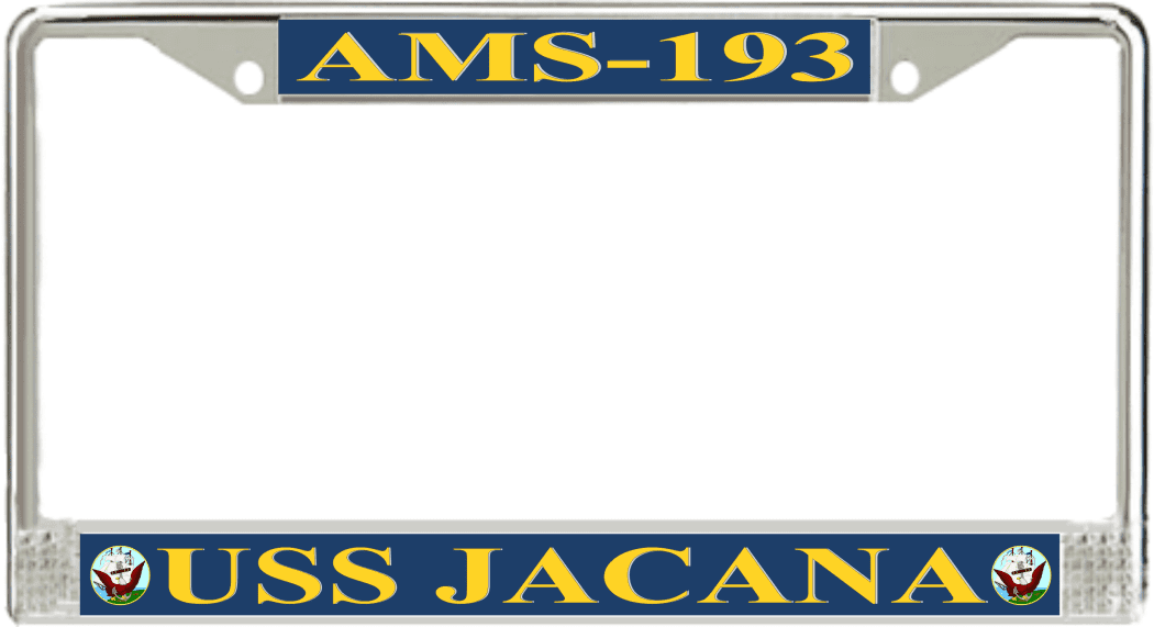 USS Jacana AMS-193 License Plate Frame - Walmart.com