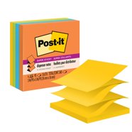 Post-It Pop-Up Notes. Ultra Colors. 3 x 3 inches. 3 pack - Walmart.com