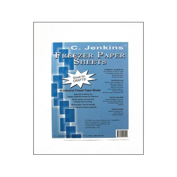 FREPA4302 C JENKINS FREEZER PAPER SHEETS 54LB 12X15 40PC - Walmart.ca
