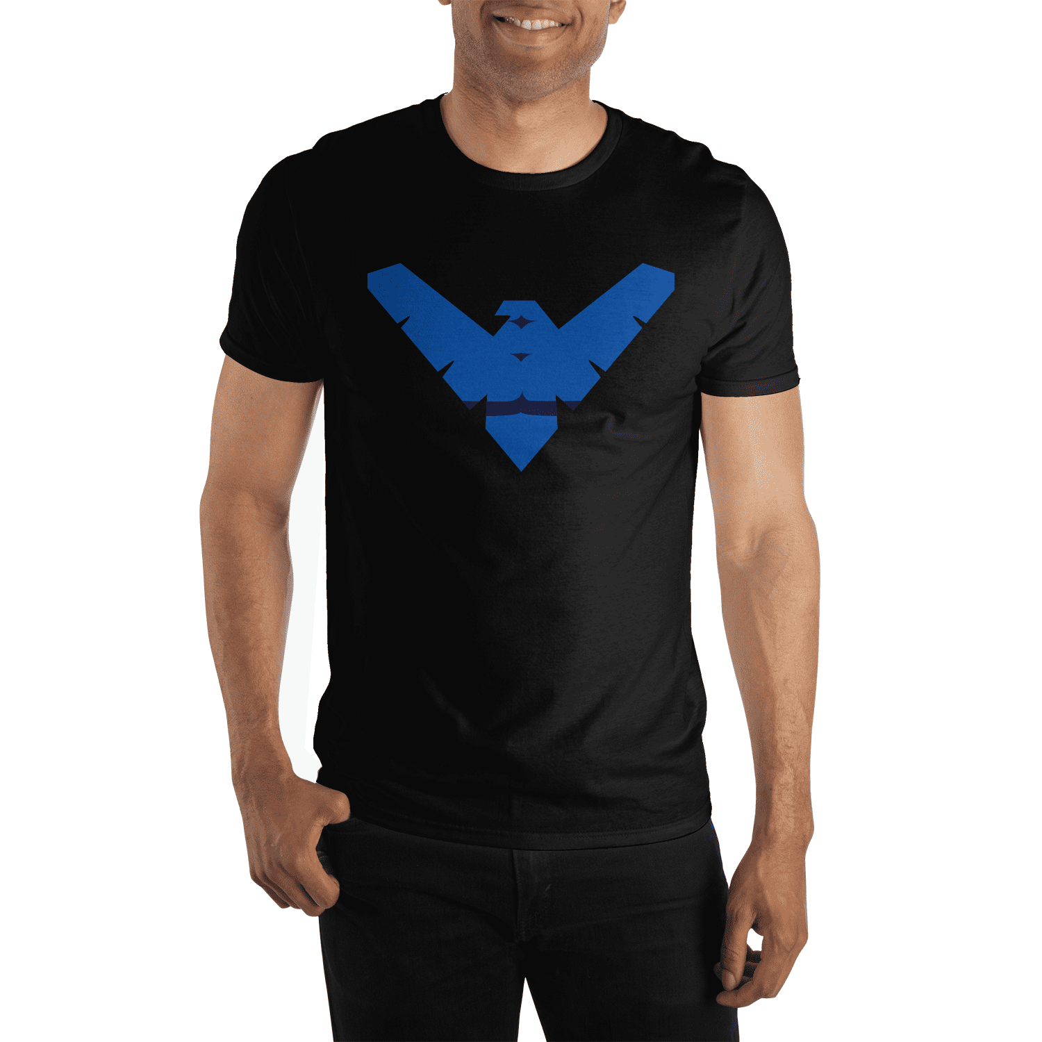 Click here for Bioworld Batman Nightwing Logo Black T-Shirt prices