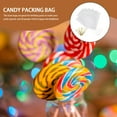 1 Set of Transparent Treat Bags for Lollipop Sticks Candy Wrapping and ...
