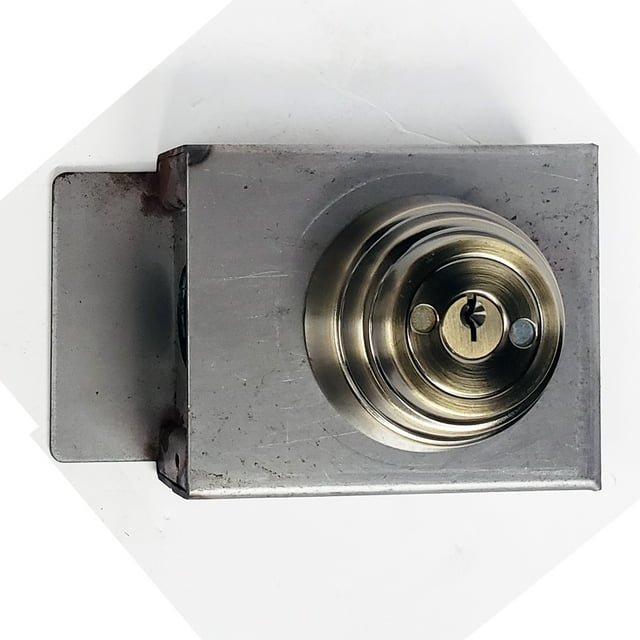 Gate Lock Boxes Double Cylinder Deadbolt Gate Lock with Weldable Steel ...