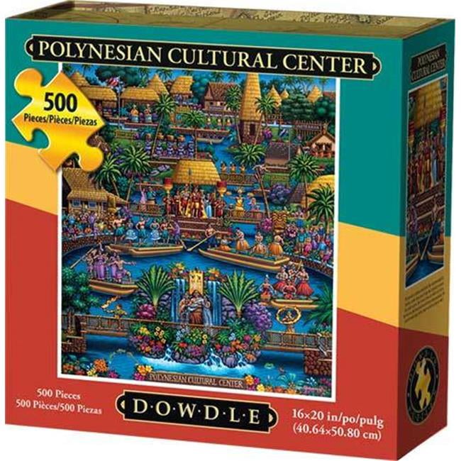 Dowdle Folk Art Jigsaw Puzzle - Polynesian Cultural Center - 500 Piece ...