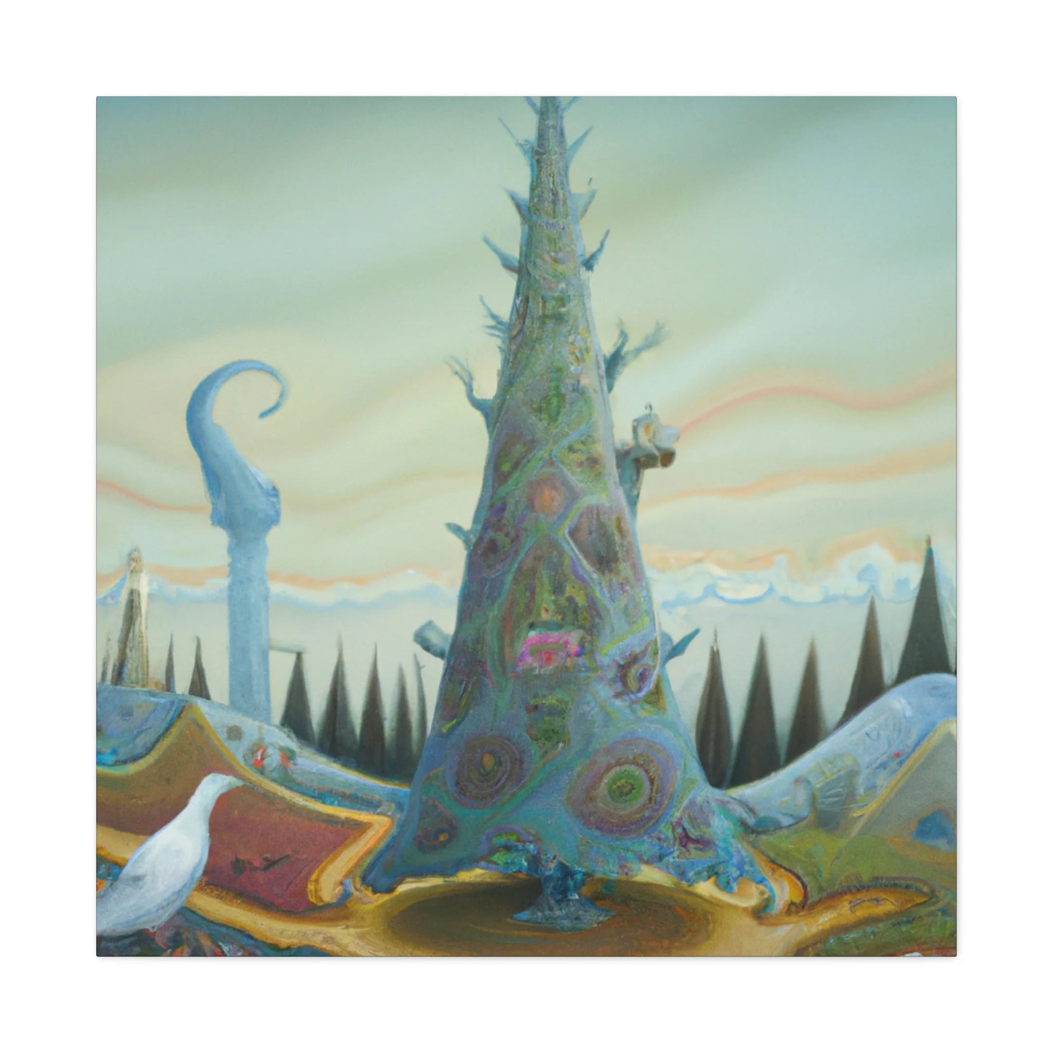 Spruce Tree Splendor - Canvas - Walmart.com