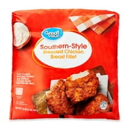 Great Value Chicken Breast Patties Breaded, 23.8 oz (Frozen) - Walmart.com