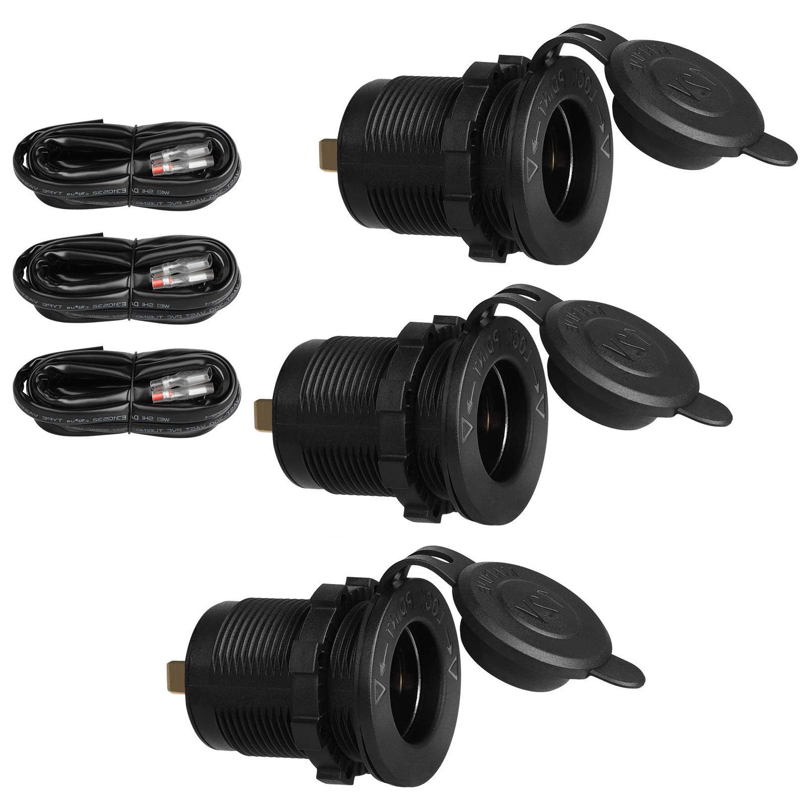 Click here for Amdohai 3 Pack 12v Cigarette Lighter Socket  Water... prices