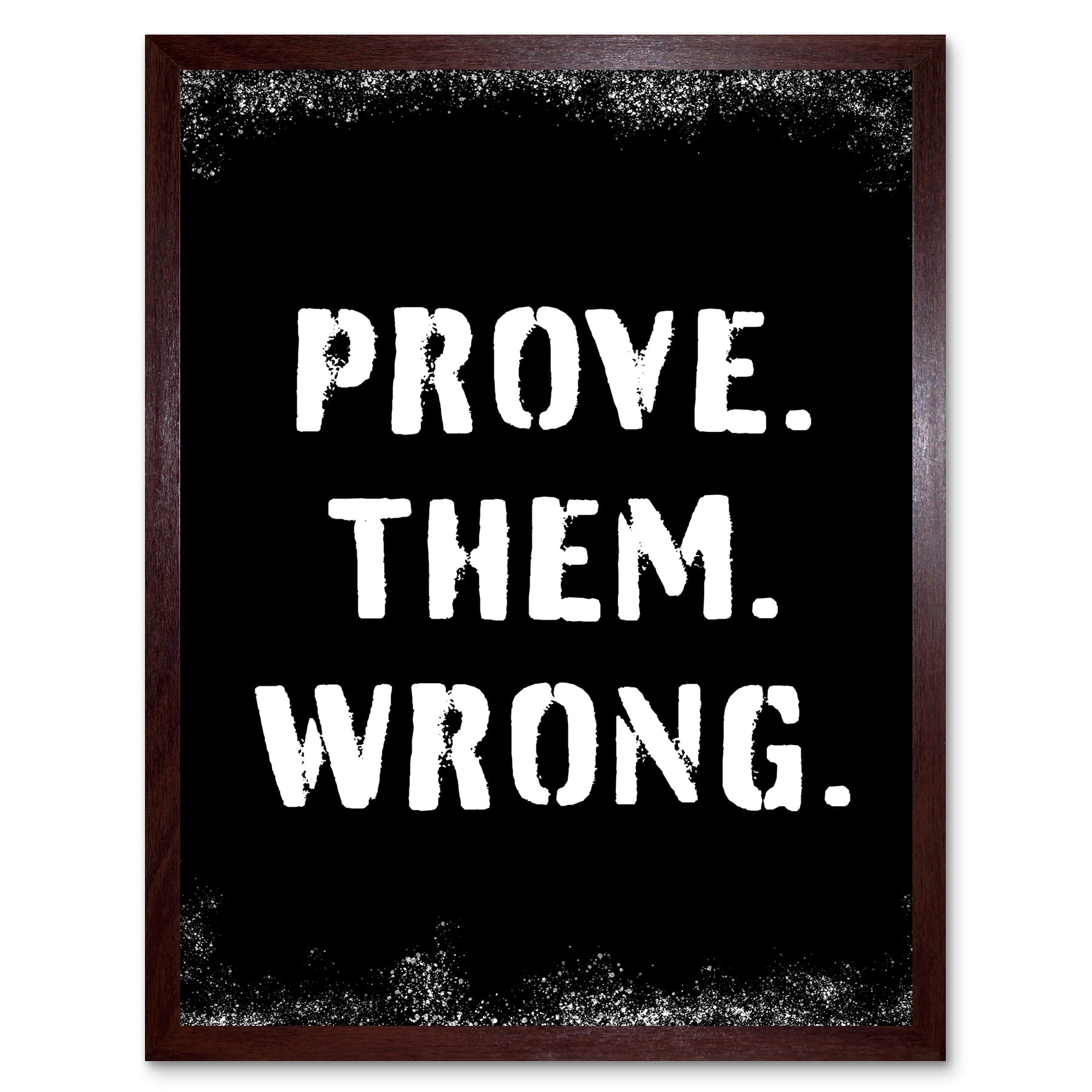 Exercise Wall Art Prove Them Wrong Inspirational Positive Motivational ...
