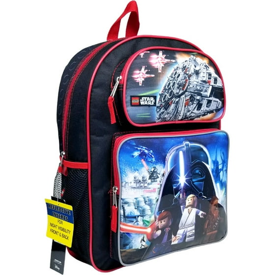 Star Wars - Backpack - Lego Star Wars - Black New SLCF16 - Walmart.com