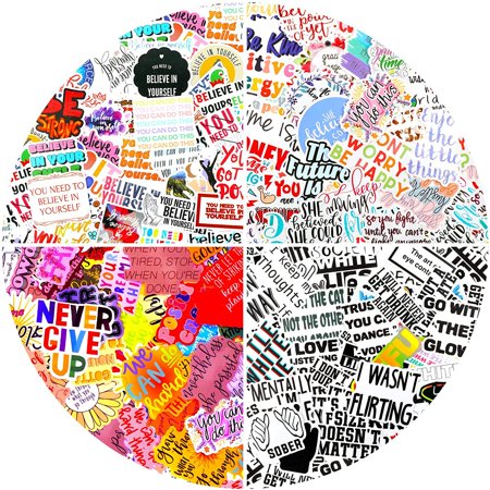 200 Pieces Inspirational Stickers Motivational Quote Positive Word ...