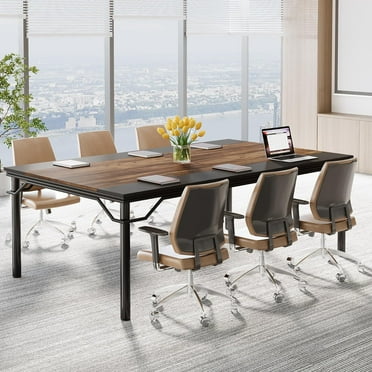 Tribesigns 6.5ft Conference Table for 6-8 Person, Rectangular Large ...