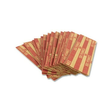 Coin-Tainer Preformed Tubular Coin Wrappers, Pennies, $.50, 1000 ...