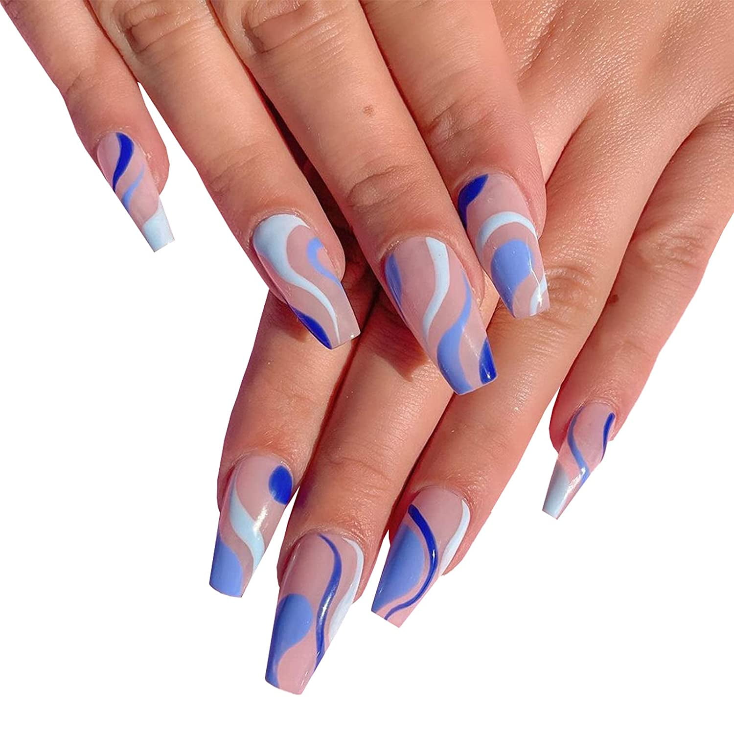 Click here for Zctt Matte Press On Nails  24pcs Coffin Fake Nails... prices