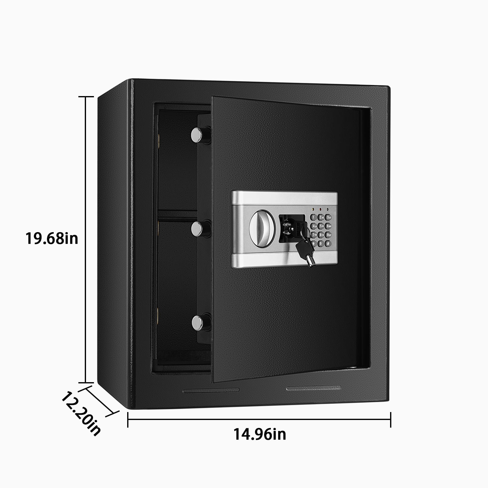 Buy VOGVIGO 2.0 Cubic Feet Safe Box with Fireproof Safe, Steel Security ...