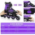 SubSun Adjustable Inline Skates for Adults - Durable Roller Blades ...