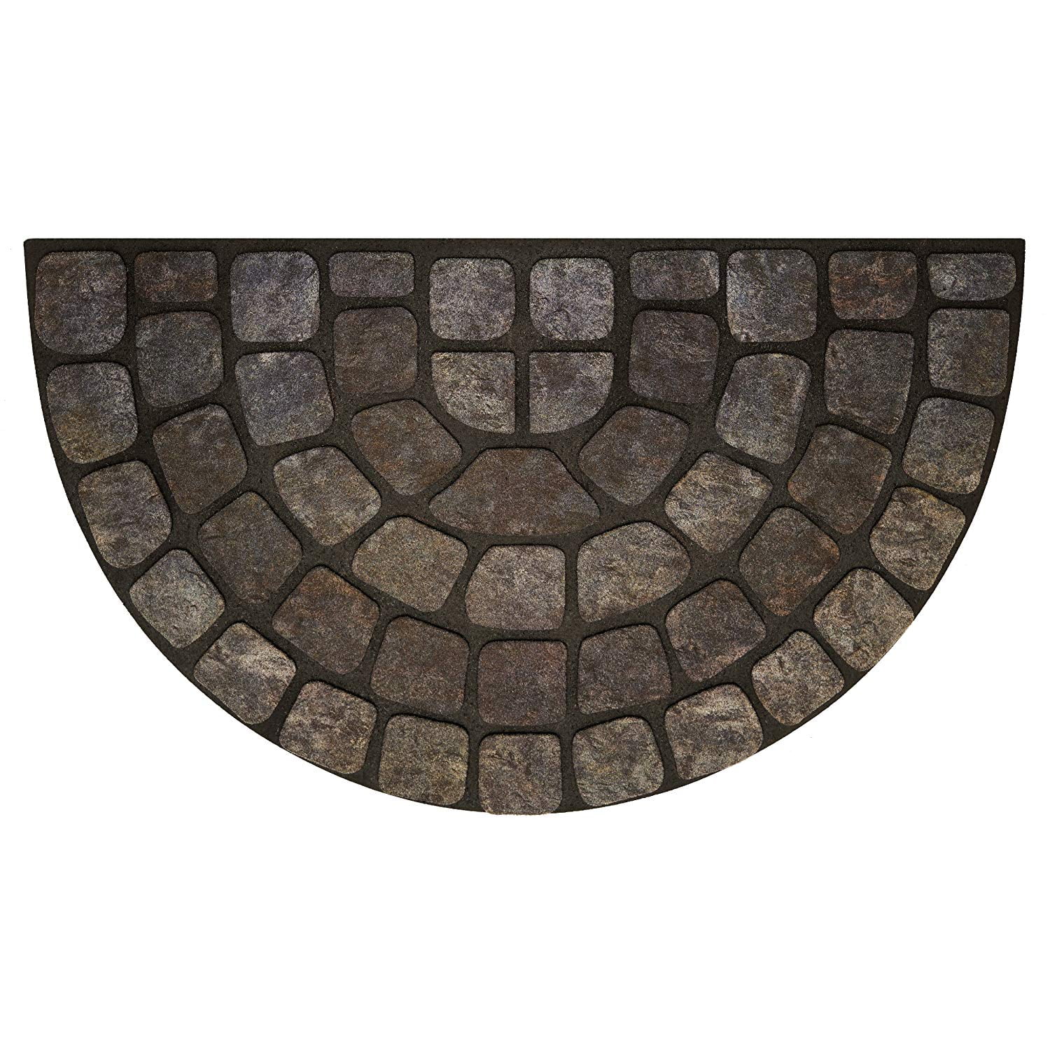 Achim Stone Slice Raised Rubber Entryway Door Mat - Walmart.com