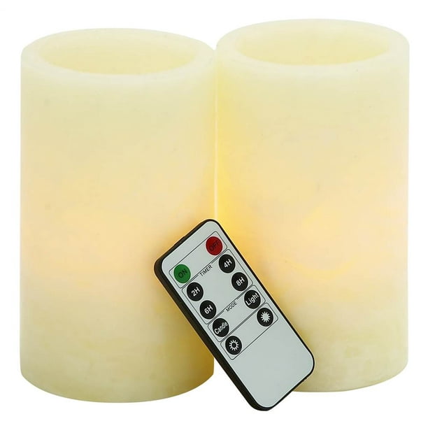 3-Pc LED Candle and Remote Set - Walmart.com