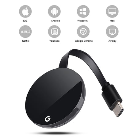 Display Dongle, Wireless Display Receiver Low Delay High Resolution For ...