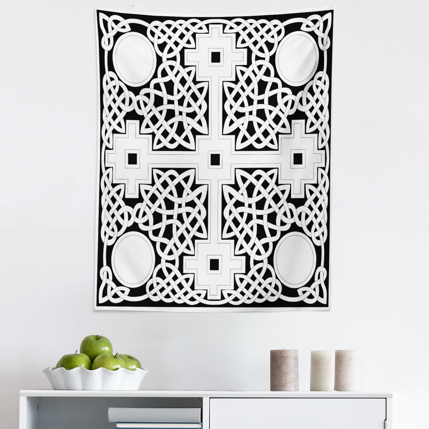 Celtic Tapestry, Celtic Knot Composition with Prehistoric Geometric ...