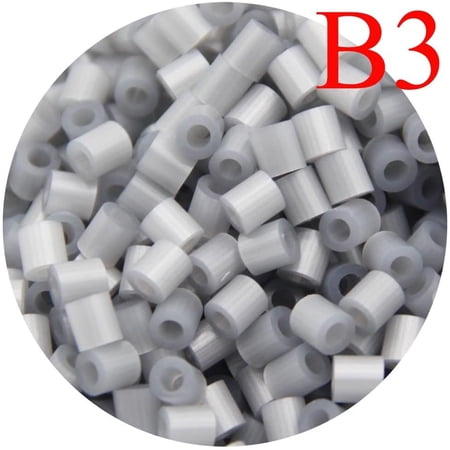 H&W 5mm Fuse Bead Refill Bag - Light Gray 1500 Count (B03) B03 ...
