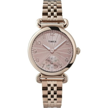 Timex Womens Model 23 38mm Two-tone Case MOP Dial Bracelet - Walmart.com