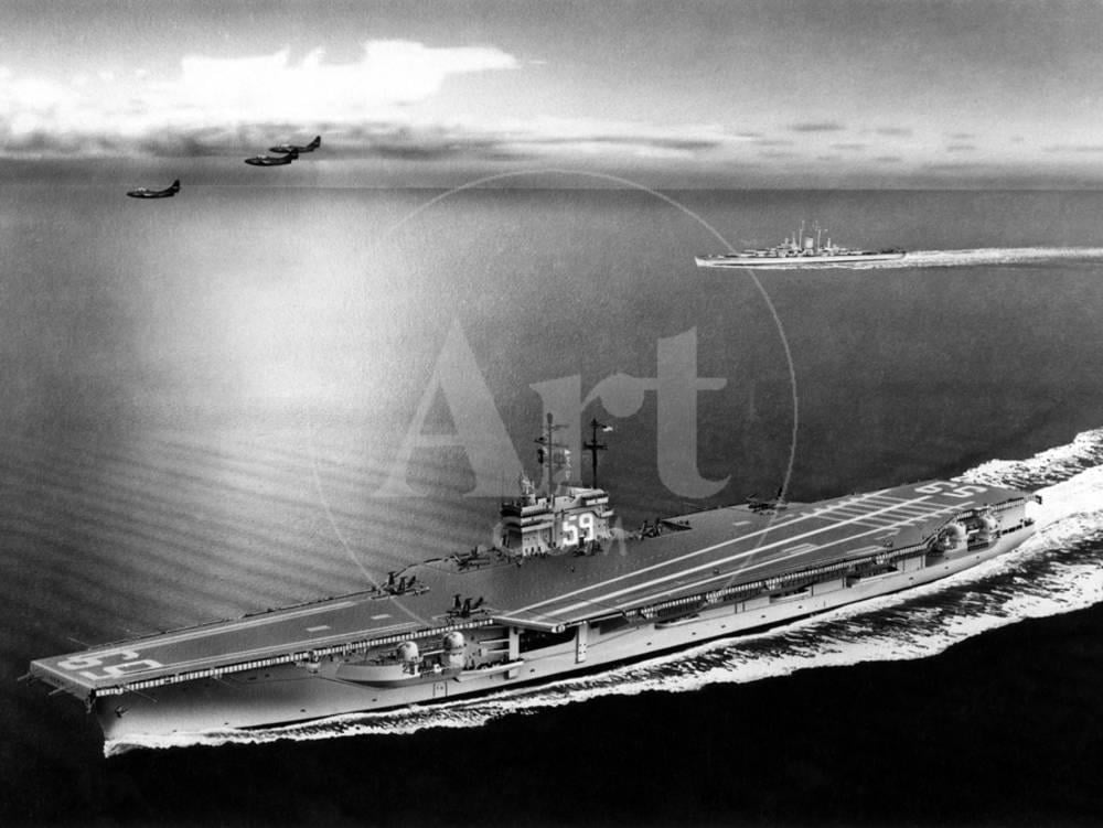 Uss Forrestal CV59, Unframed Photographic Print Wall Art by Rolf Klep ...