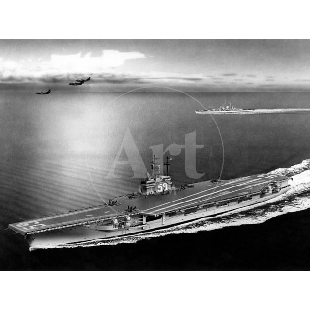 Uss Forrestal CV59, Unframed Photographic Print Wall Art by Rolf Klep ...